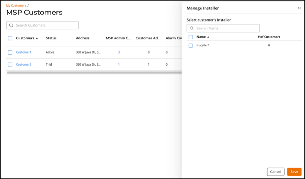 Adding an MSP End Customer